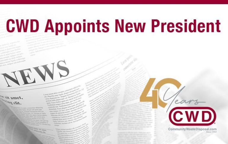 News - Community Waste Disposal